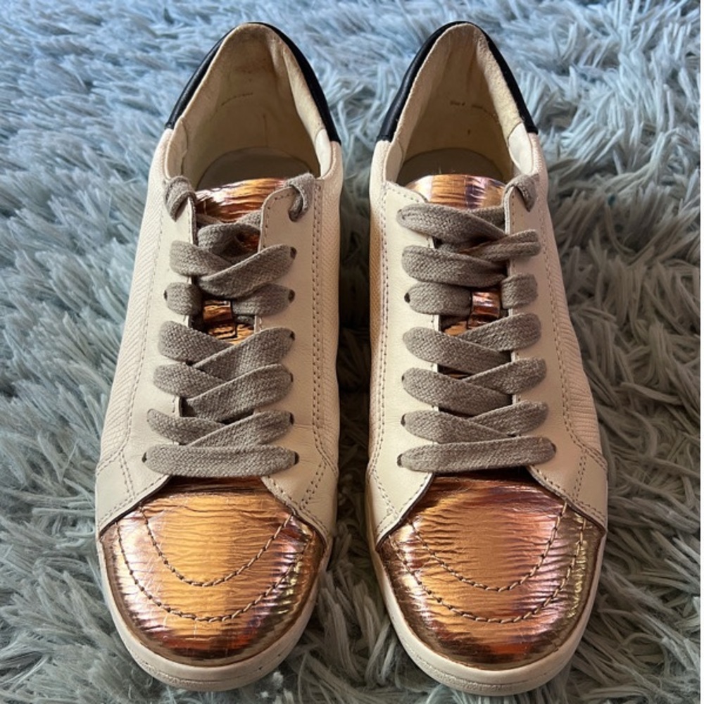 Nino Metallic Copper Sneakers - Gem
